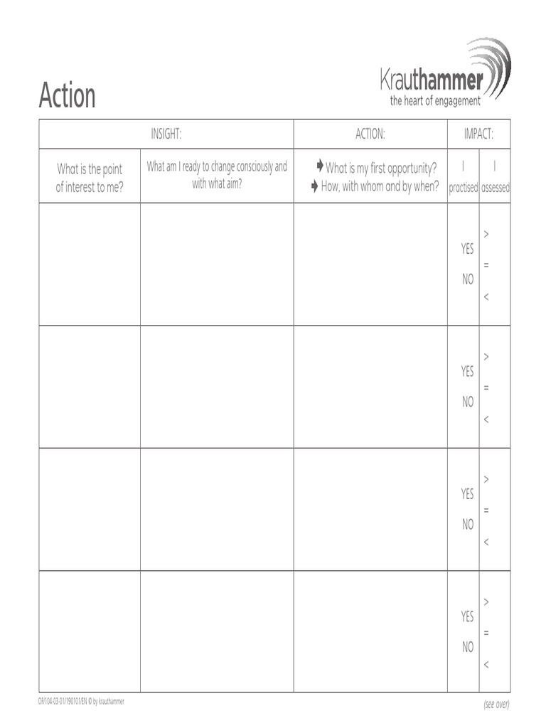 Insight: Action: Impact | PDF