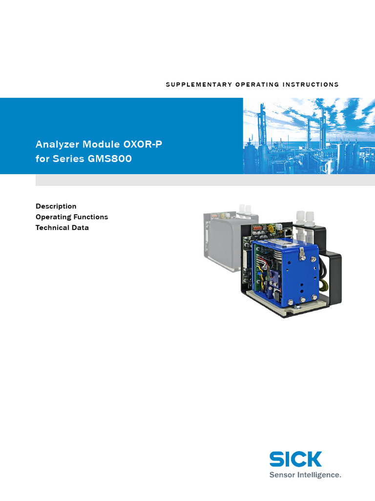 38.Manual_SICK_O2_Model Oxor P | PDF