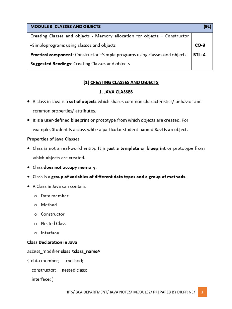 Module3 Java | PDF