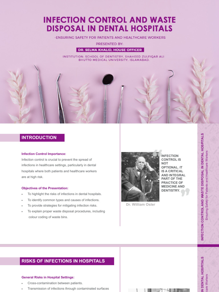Infection Control Presentation | PDF