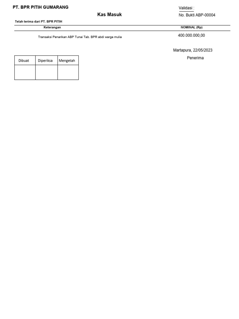 Validasi Abp 2 | PDF