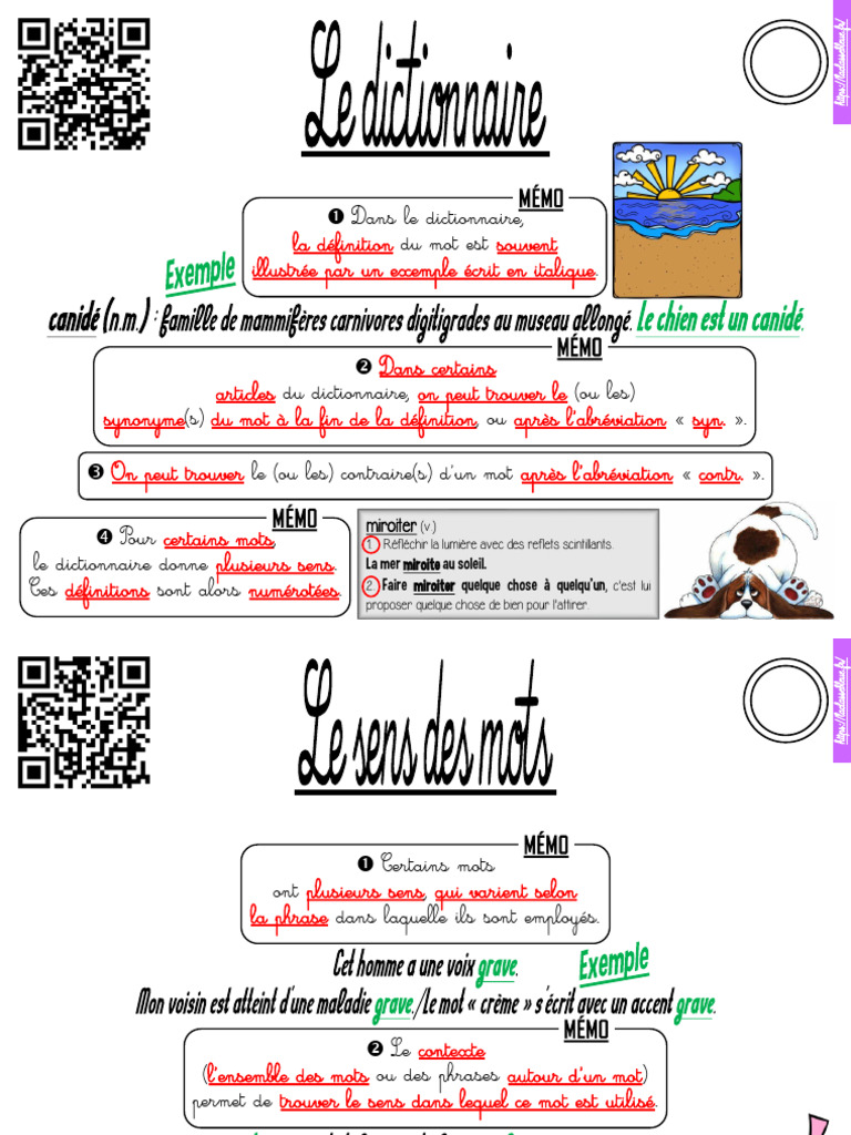 Les Lecons de Vocabulaire CM | PDF