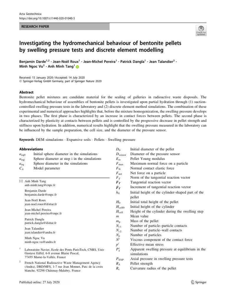 Swelling Pressure | PDF