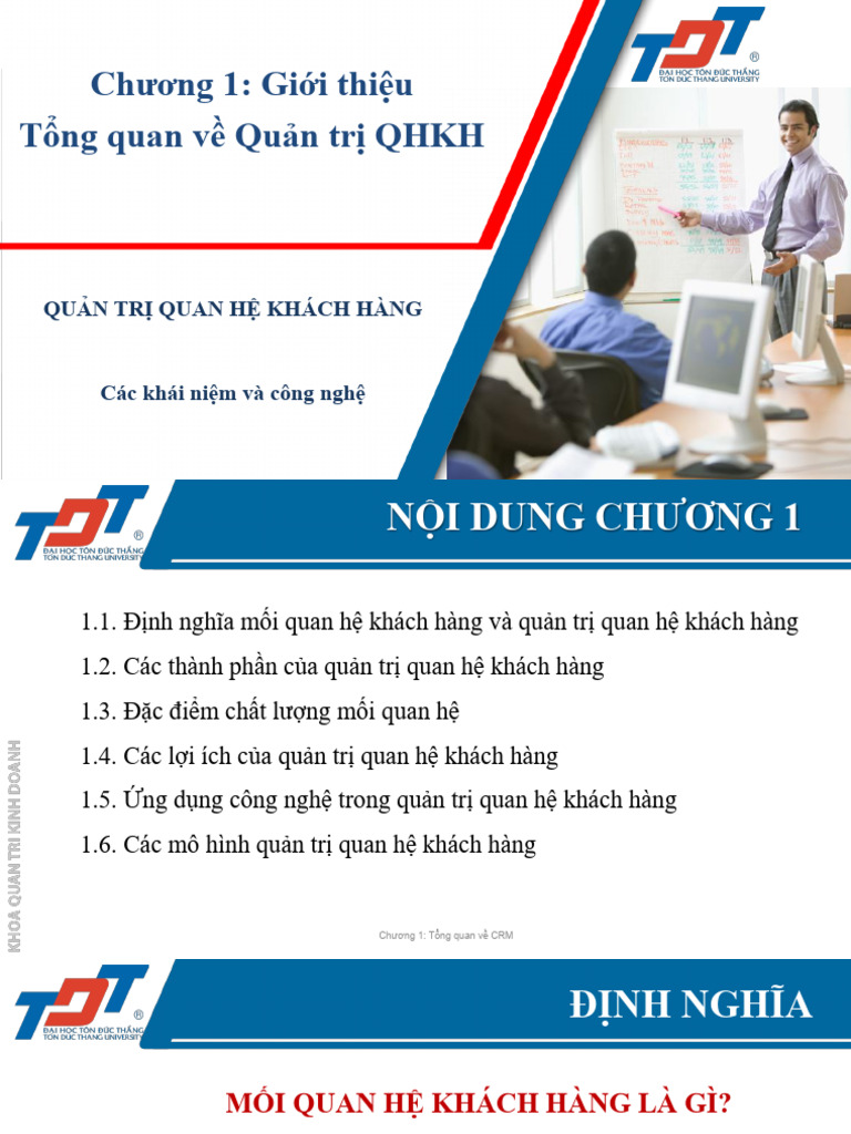 Chuong 1 - Tong Quan Ve CRM - Vie | PDF