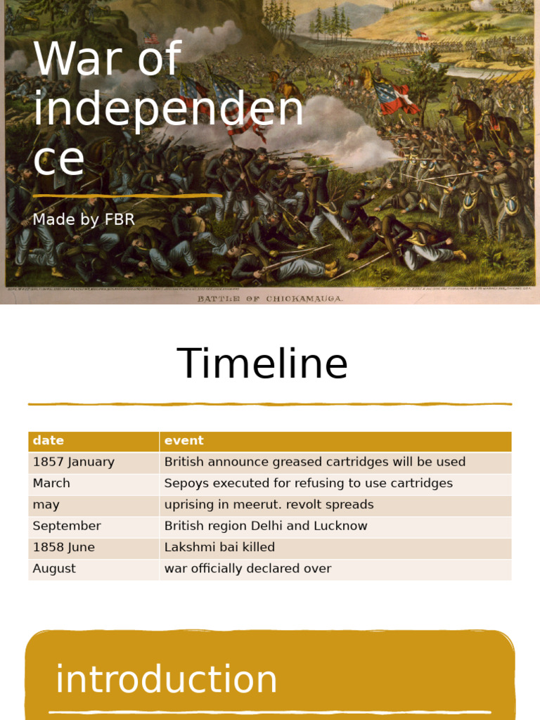 War of Independence | PDF