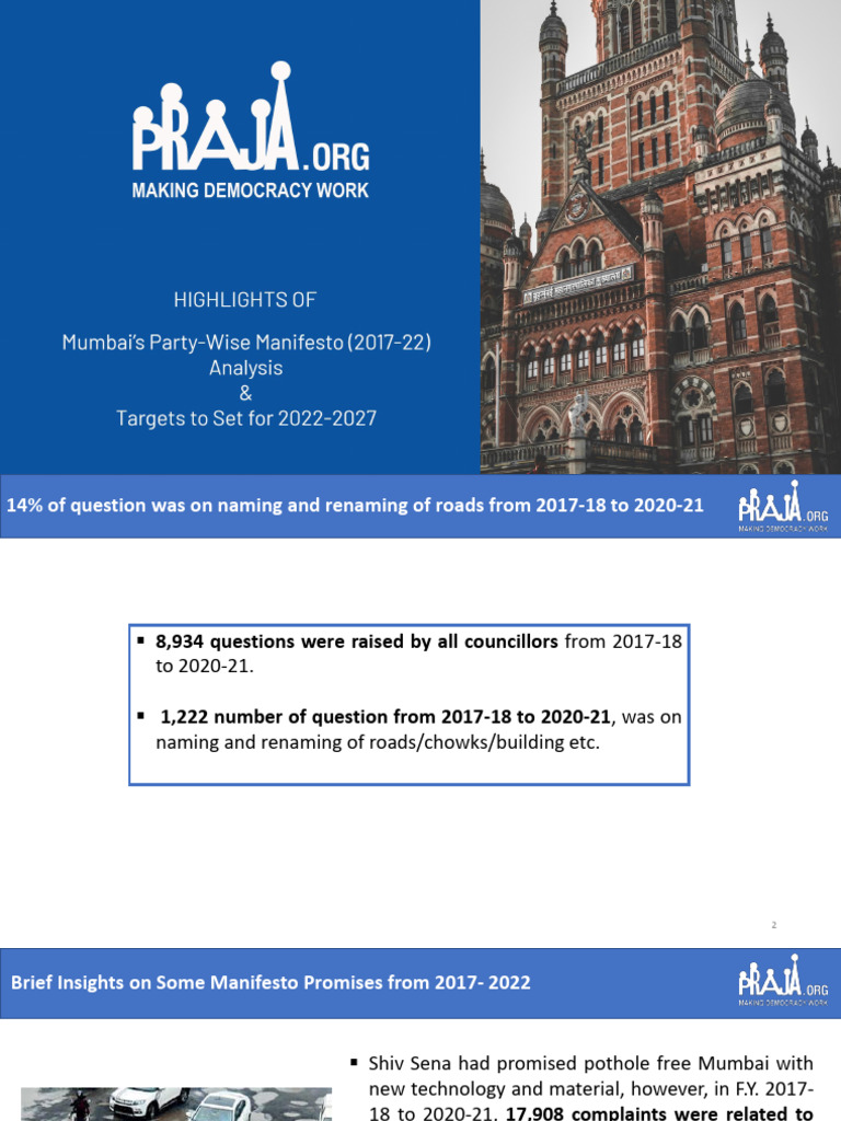 Manifesto Highlights | PDF