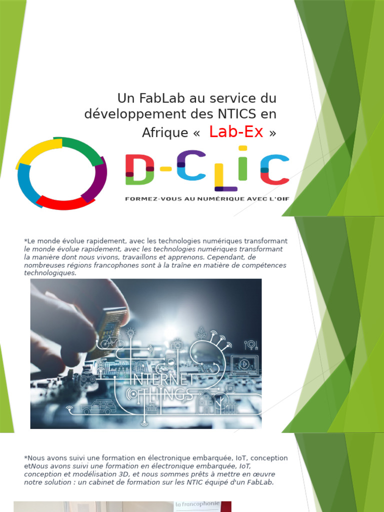Un FabLab Au Service Du Développement Des NTICS | PDF