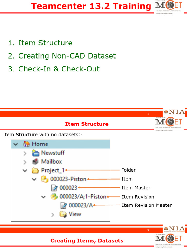 2.ItemStructure Dataset CheckinCheckOut | PDF