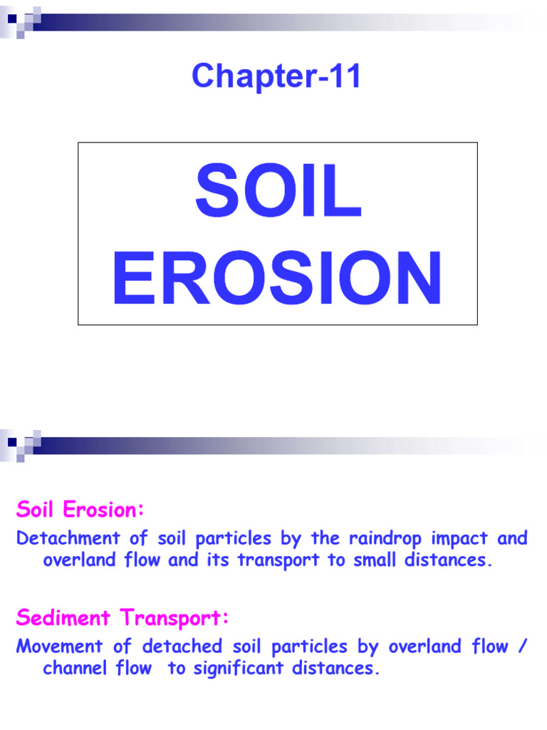 Soil Erosion | PDF