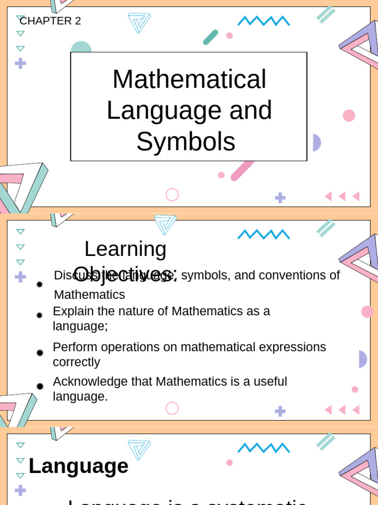 Chapter 2 Speaking Mathematically | PDF