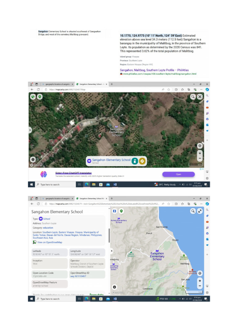 Sangahon Location Map | PDF