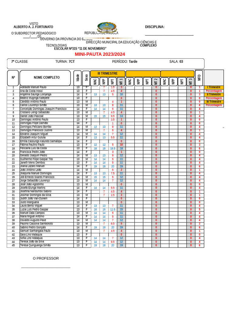 Mini Pautas 7C | PDF