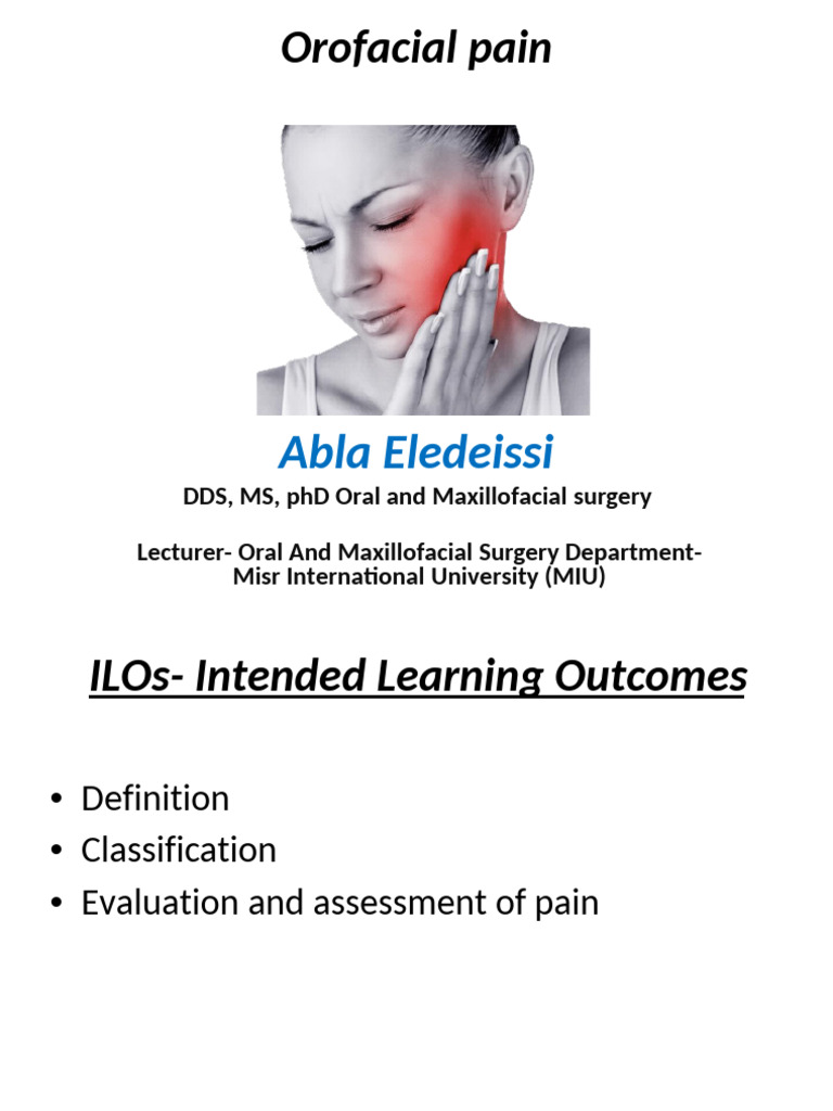 10 OMS Orofacial Pain | PDF