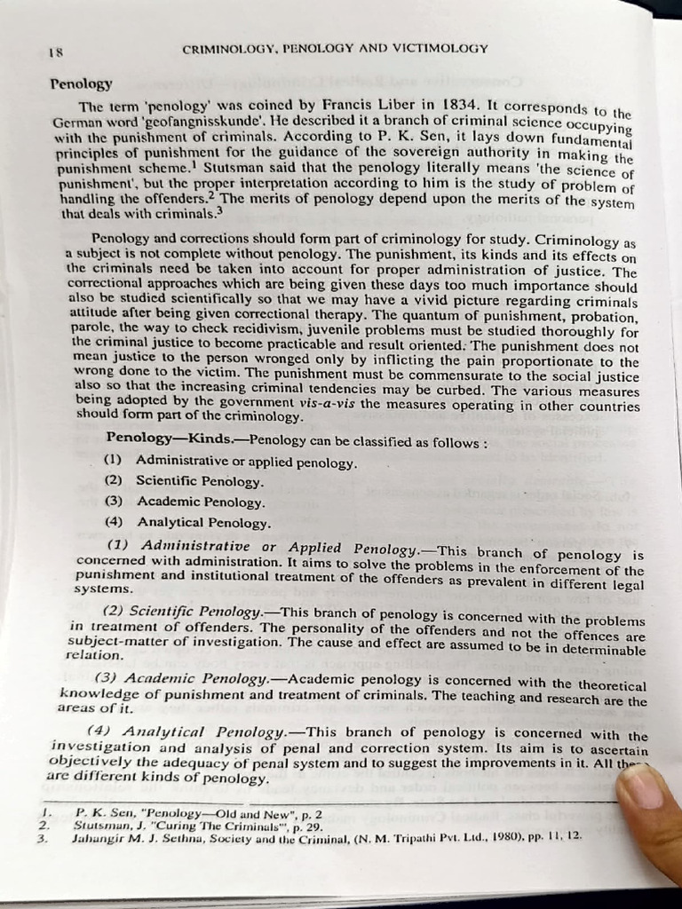 Penology and Punishment | PDF