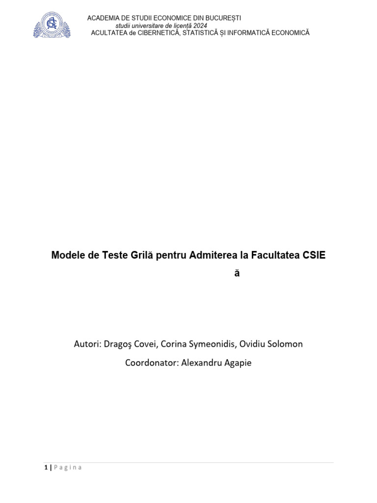 Modele MATE Final | PDF