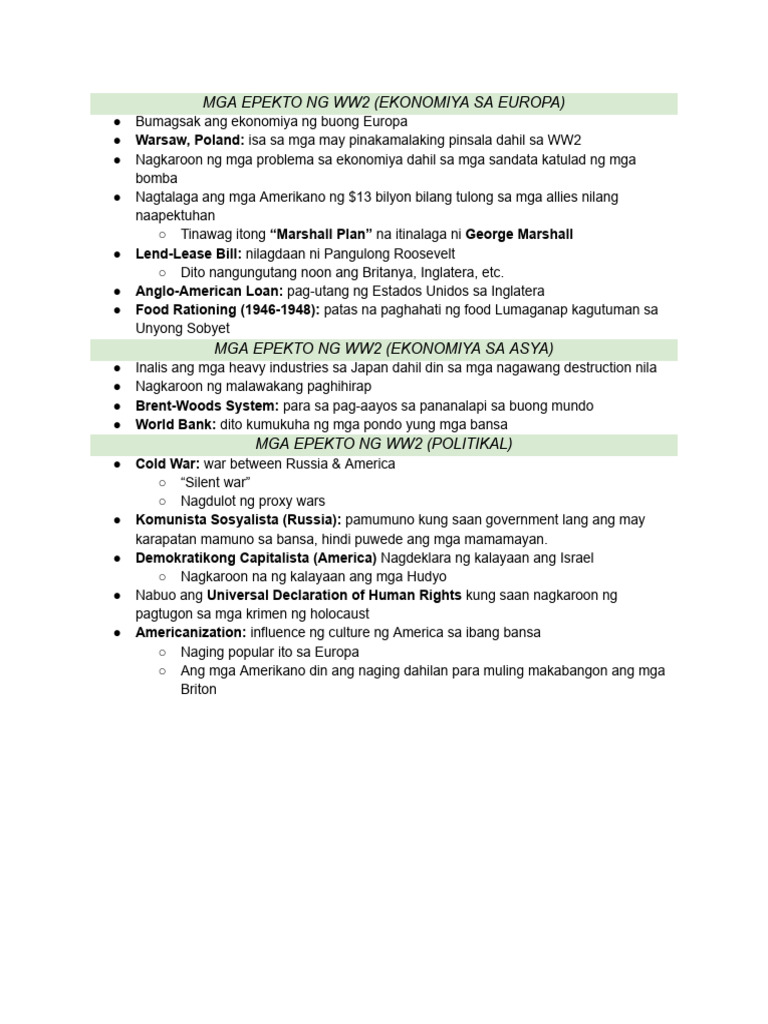 WW2 Reviewer | PDF