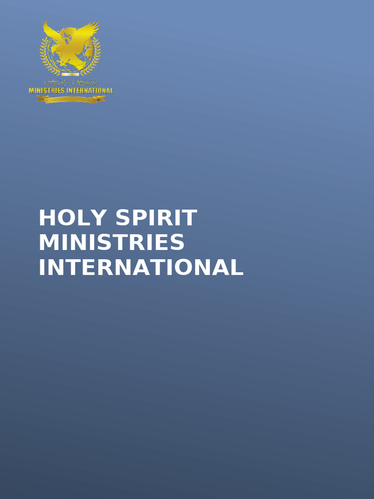 Présentation_de_Holy_Spirit_Ministries | PDF