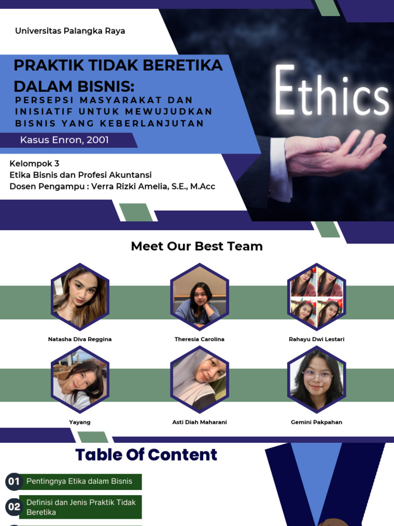 Kelompok 3 Etika Bisnis - 20240905 - 221229 - 0000 | PDF