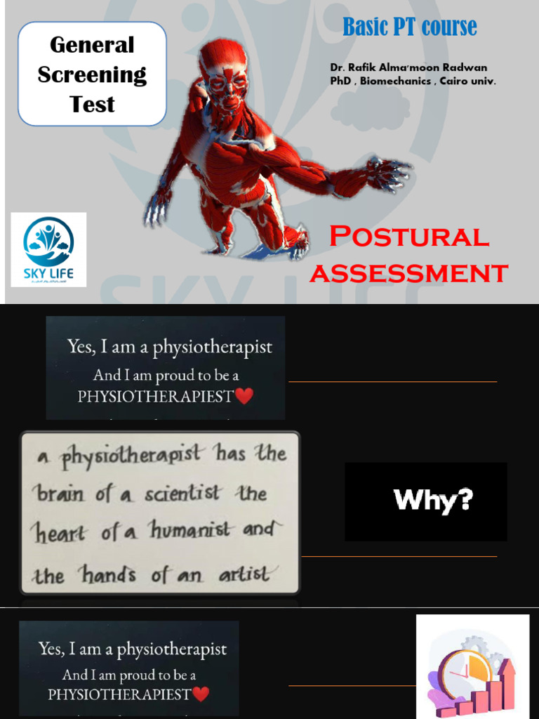 Postural Assesment Dr. Rafeek | PDF