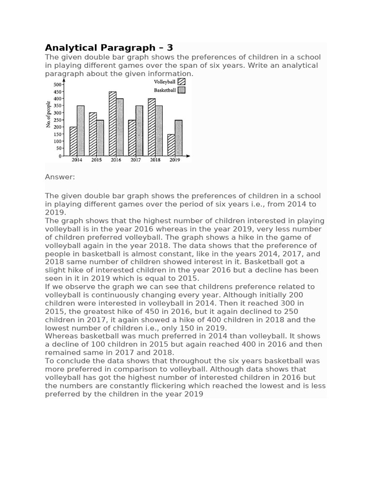 Analytical Paragraph | PDF