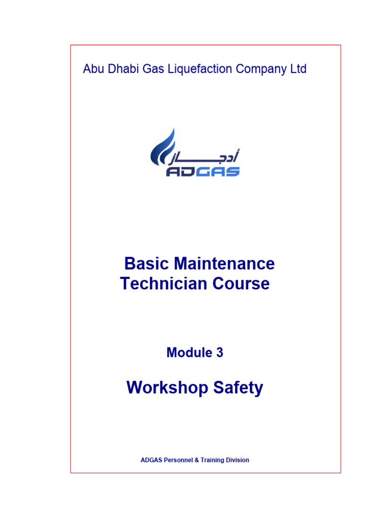 M3-Workshop Safety | PDF