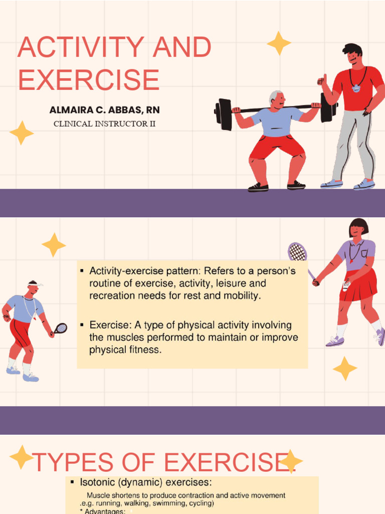 Activity and Exercise | PDF