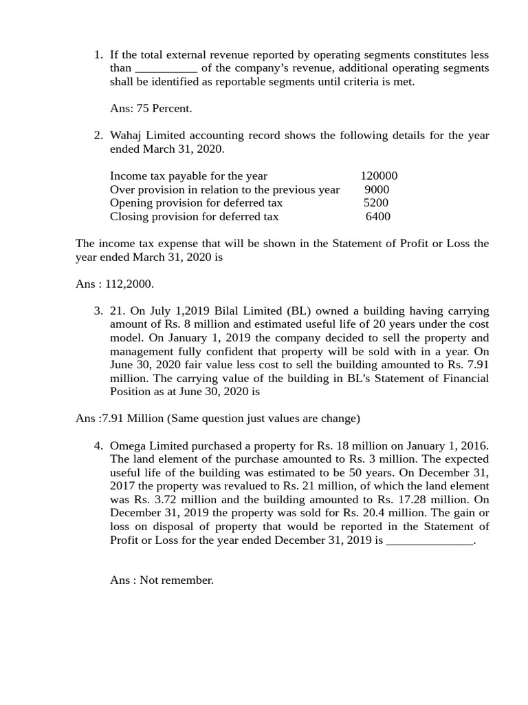 Repeated Question | PDF