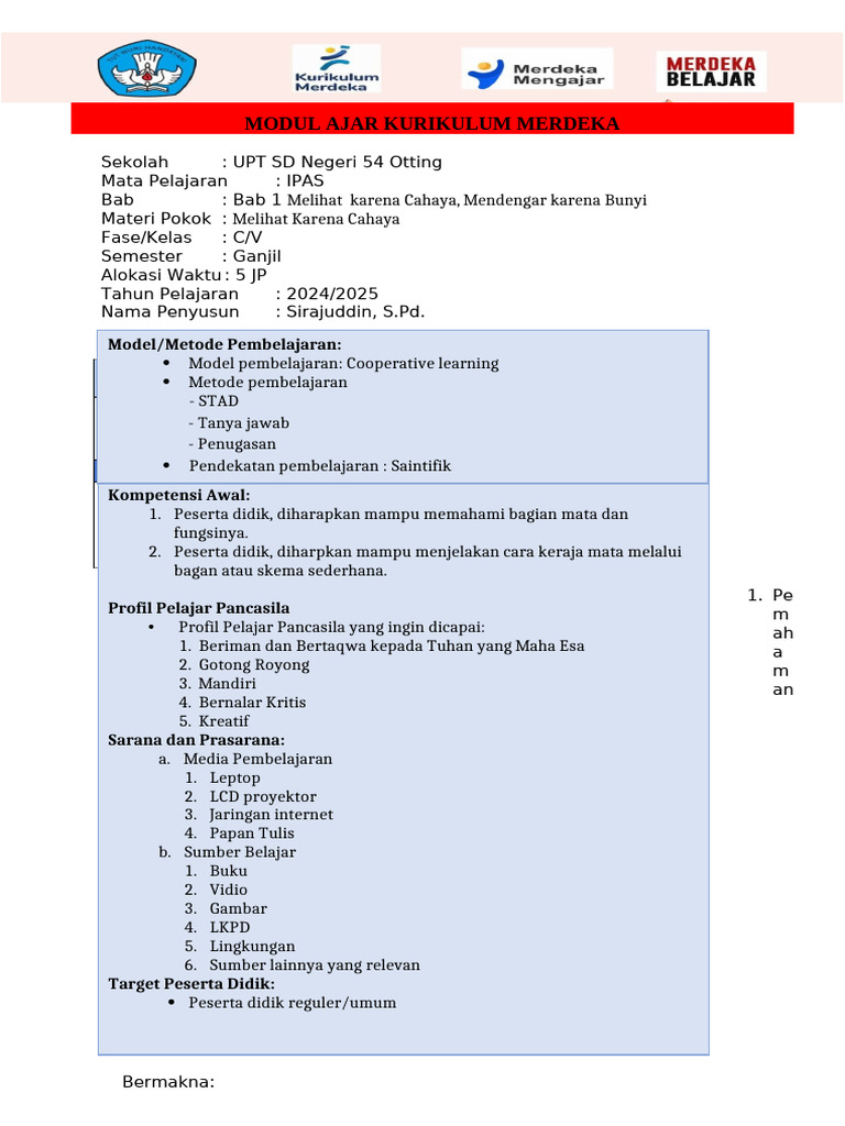Pmodul Ipas Bab 1 P2 | PDF