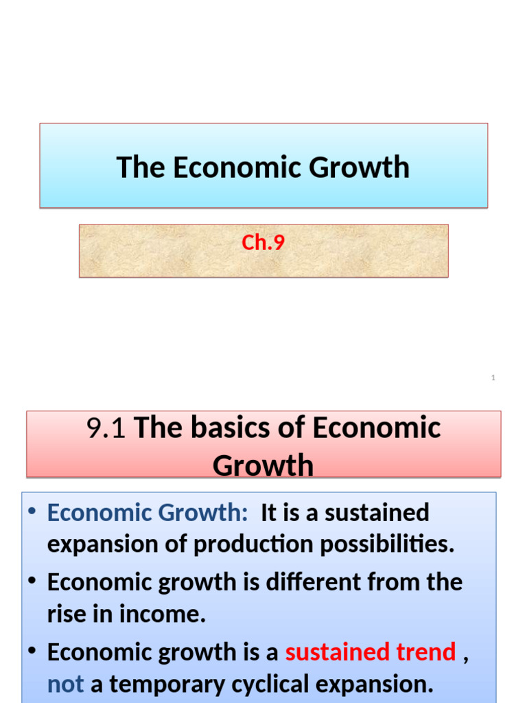 Ch9-Economic_Growth | PDF