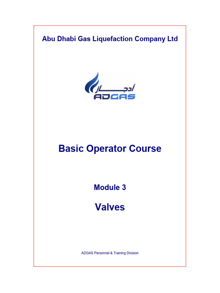 Module 03 Valves | PDF