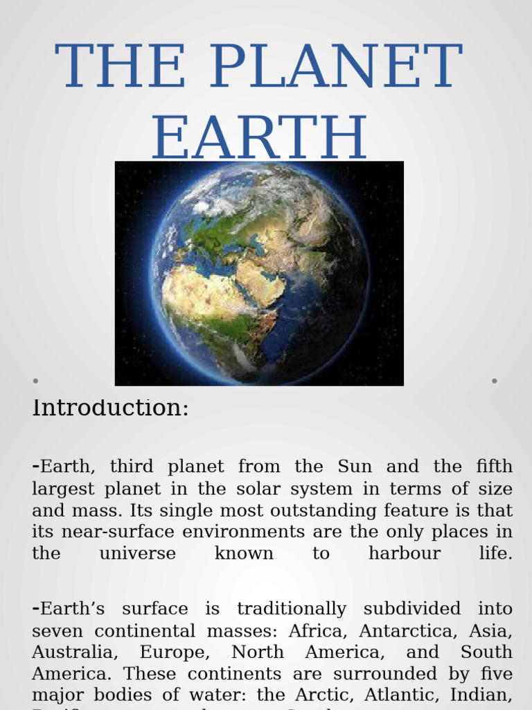 The Planet Earth Geology | PDF