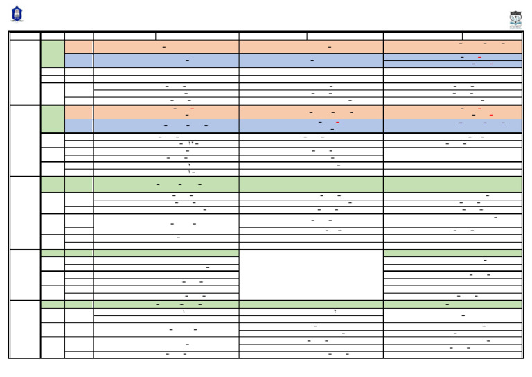 3 - IT Timetable - First Semester 2024-2025 | PDF
