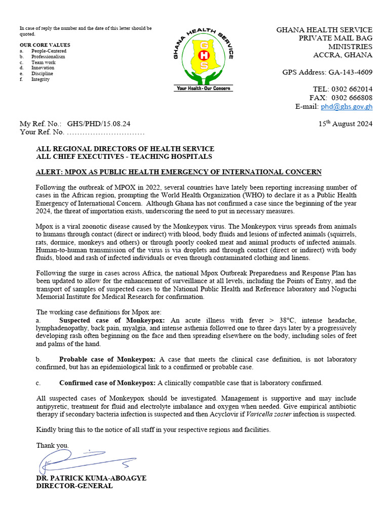 Mpox As PHEIC | PDF | Virology | Diseases And Disorders