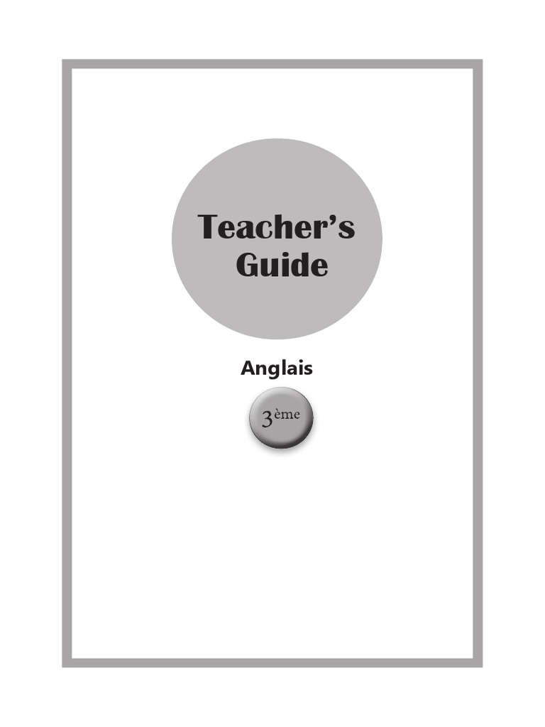 GUIDE ANGLAIS 3e | PDF