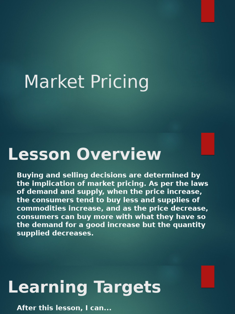 Supply and Demand Computation | PDF
