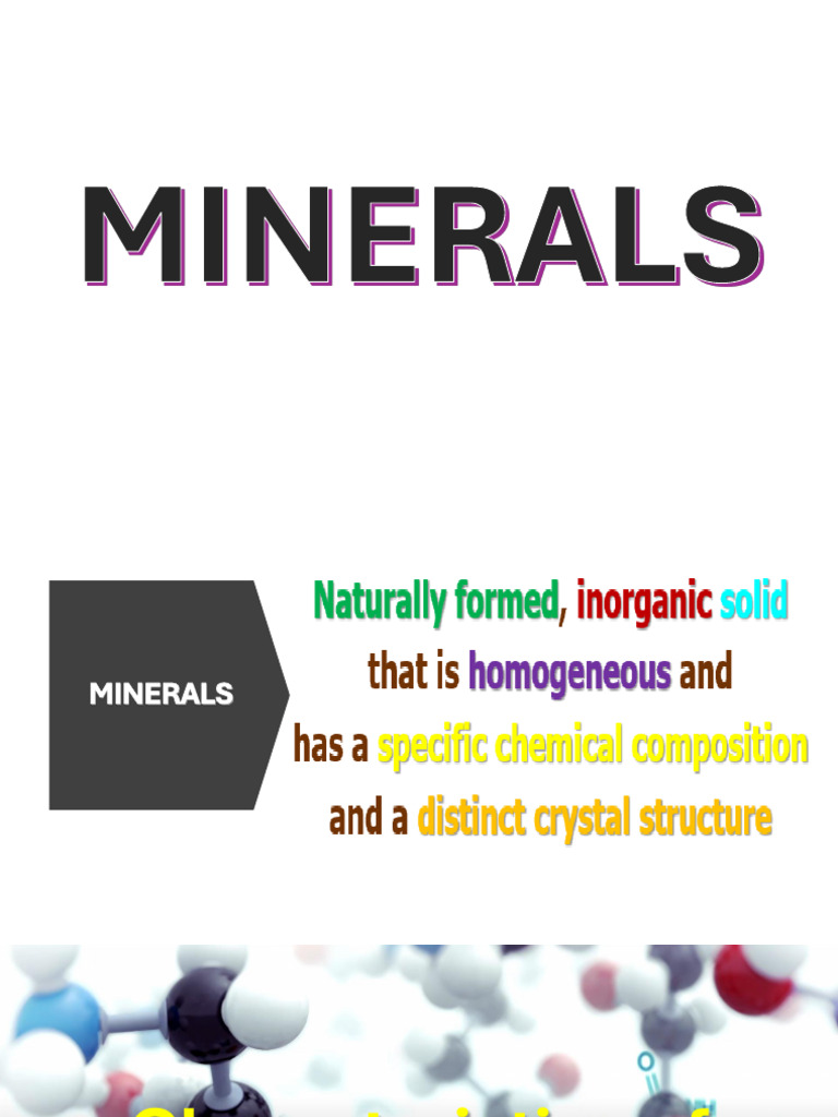Topic Minerals | PDF