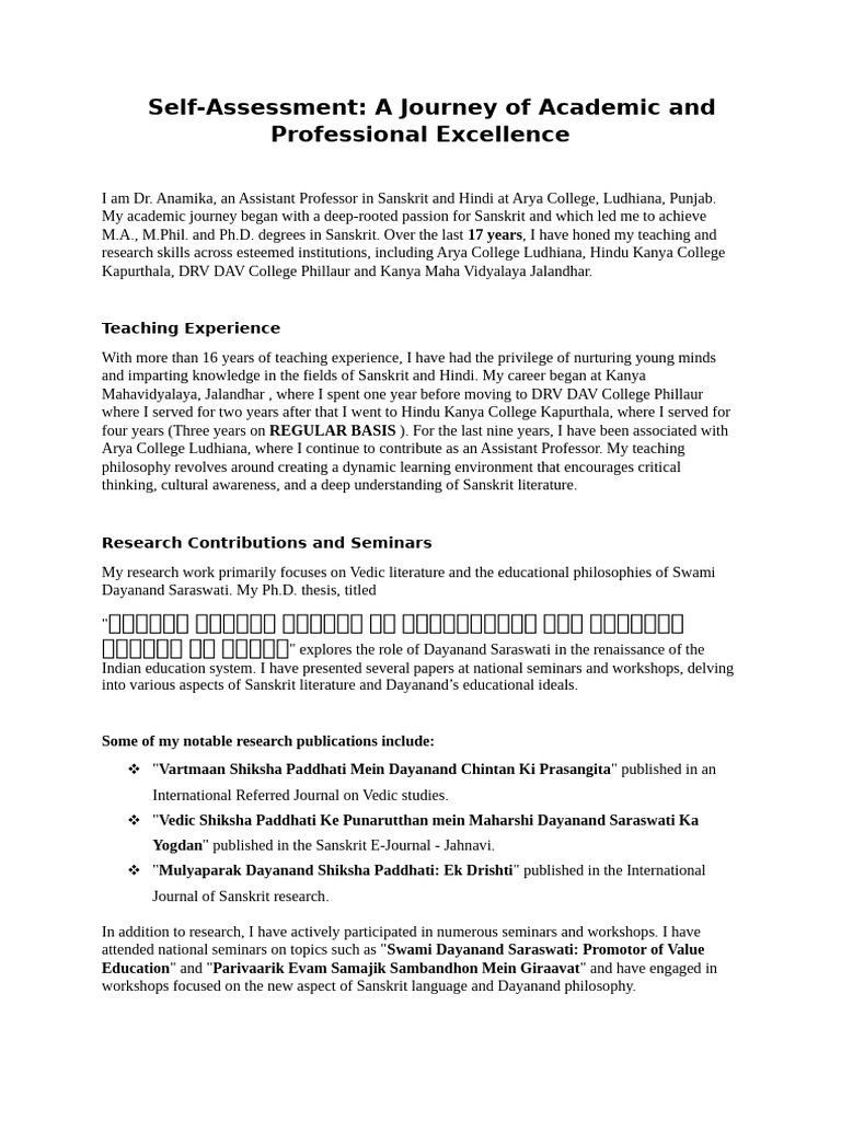 Self Assessment Write Up | PDF
