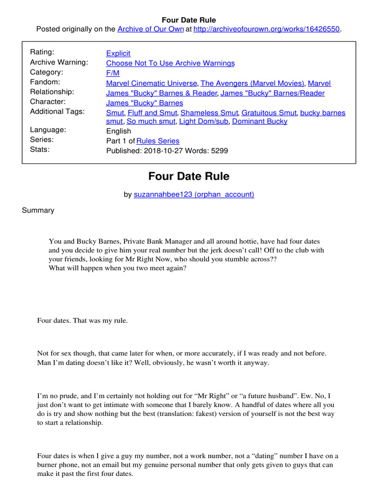 Four Date Rule | PDF