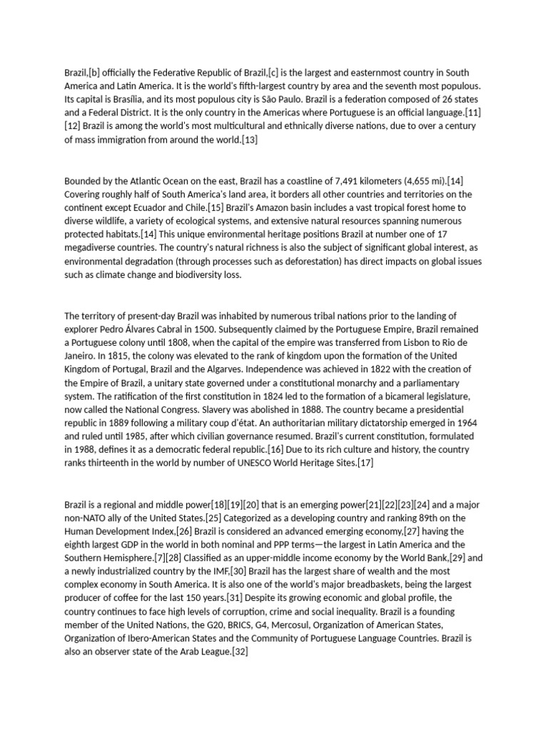 Brazil | PDF