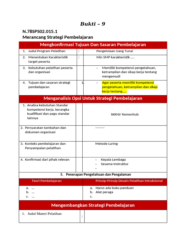 09 - Merancang Strategi Pembelajaran | PDF