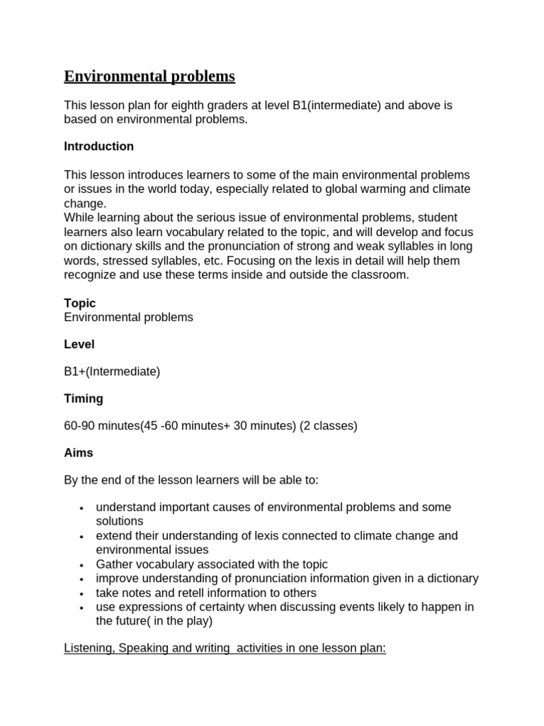 Environmental Problems Sample - Ref 5 | PDF | Air Pollution ...