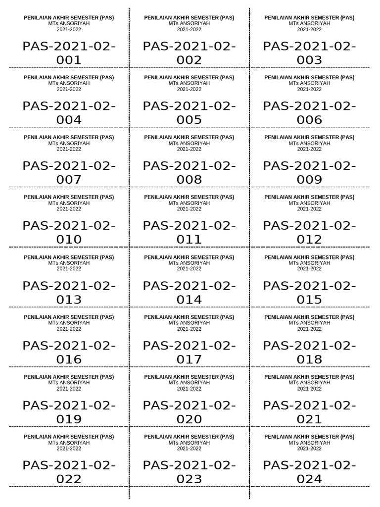 TEMPELAN MEJA MTs Fix | PDF