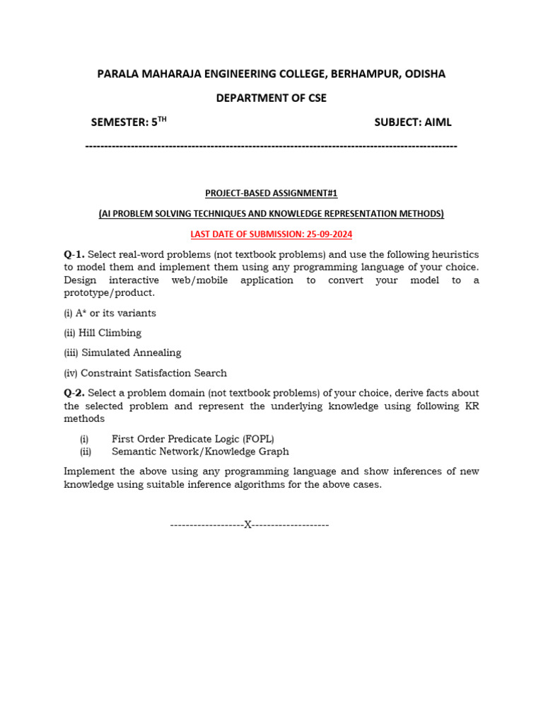 Assignment#1 24-25 | PDF