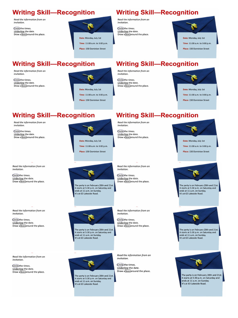 Unit 6 - Writing - Handout | PDF