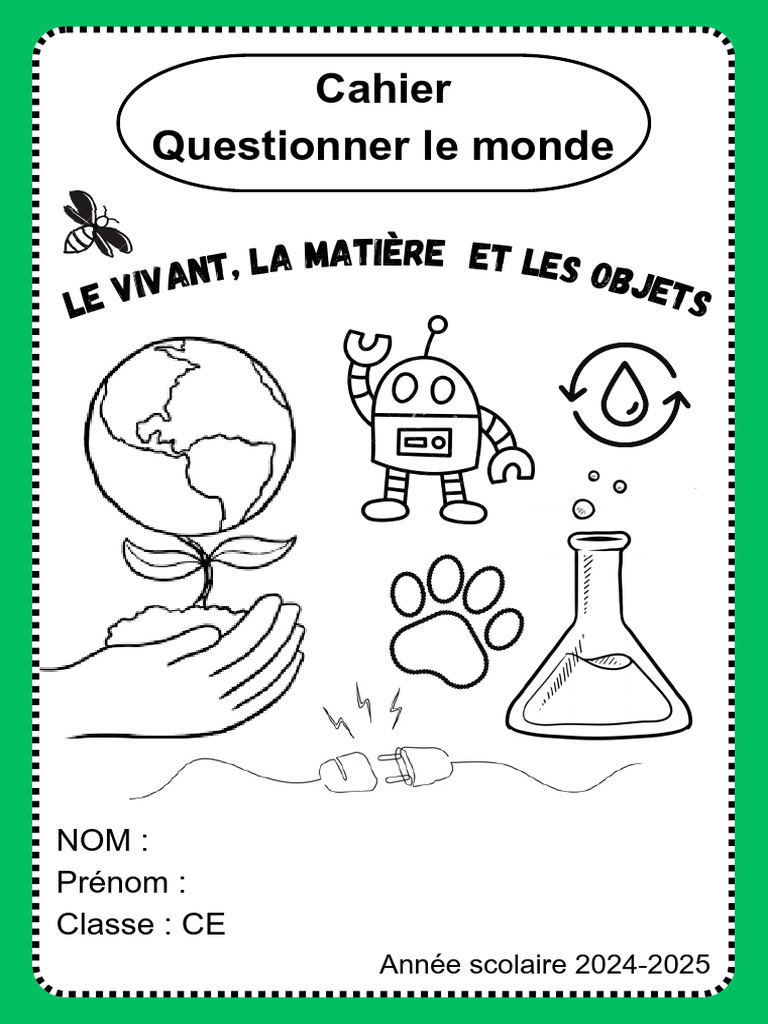 Page de Garde QLM Vivant Matière Objets | PDF