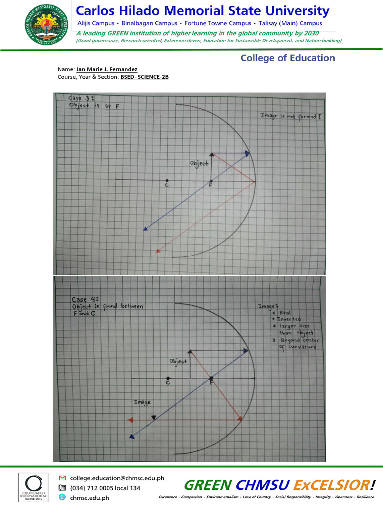 Ray Method Activity for Mirrorsdocx | PDF
