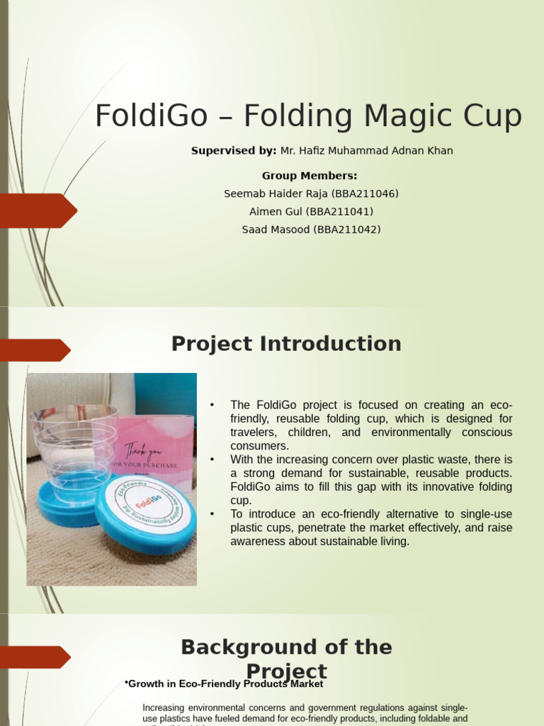 FoldiGo - Folding Magic Cup | PDF