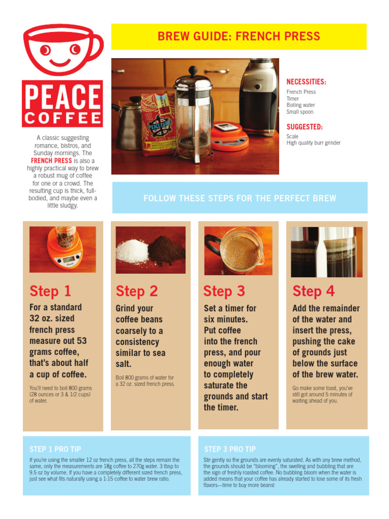 French Press Brewing Guide | PDF