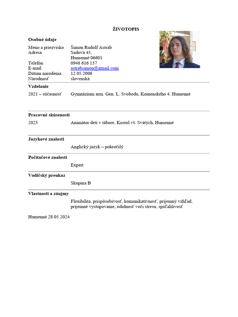 Astrab Životopis | PDF
