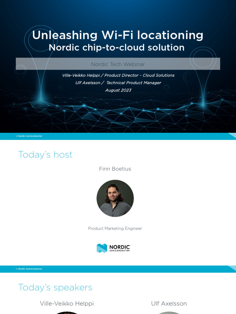 Unleashing Wi-Fi Locationing - Nordic Chip-To-cloud Solution | PDF | Wi ...